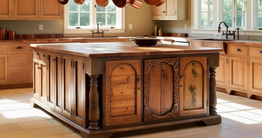 12 Antique Kitchen Island Ideas for a Timeless, Vintage Charm ...