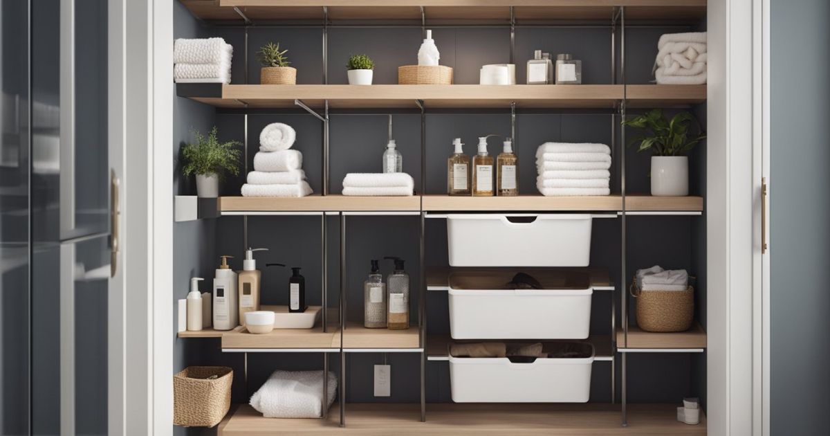 10 Small Bathroom Closet Ideas to Maximize Your Space - Organizer Co.